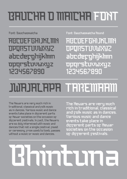 Bauchaomaicha Font · 1001 Fonts