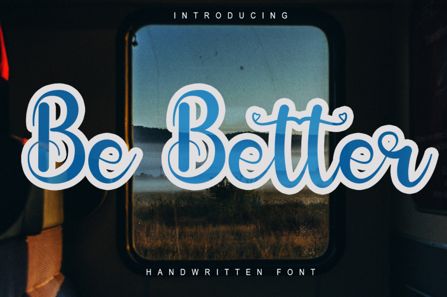 Be Better Font · 1001 Fonts