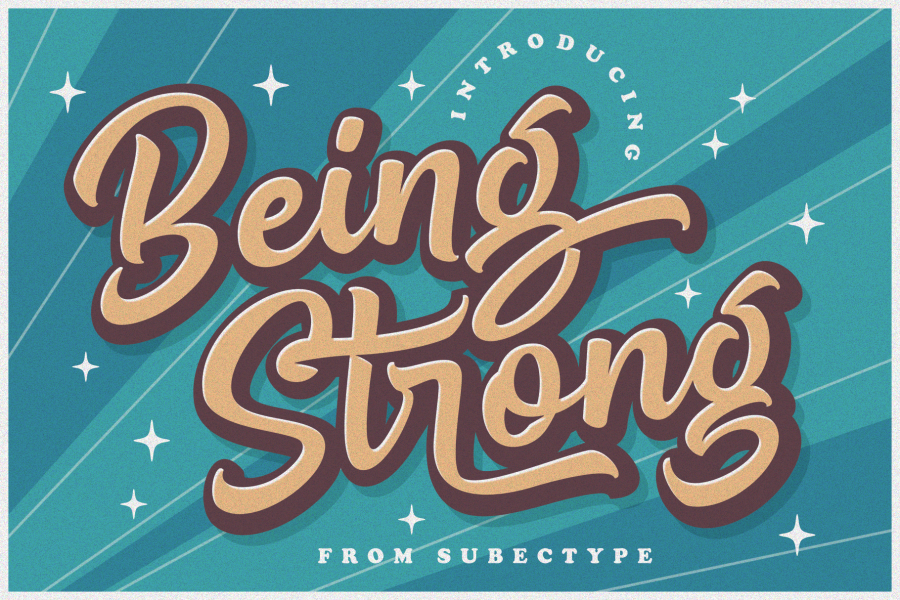Be Strong Font · 1001 Fonts