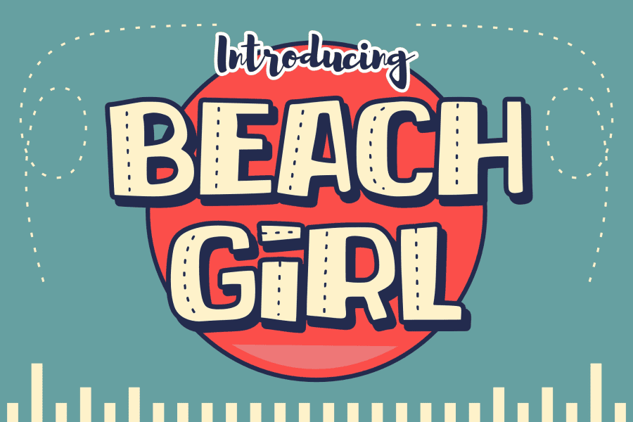 1 Free Beach, Kids Book, Party Font · 1001 Fonts