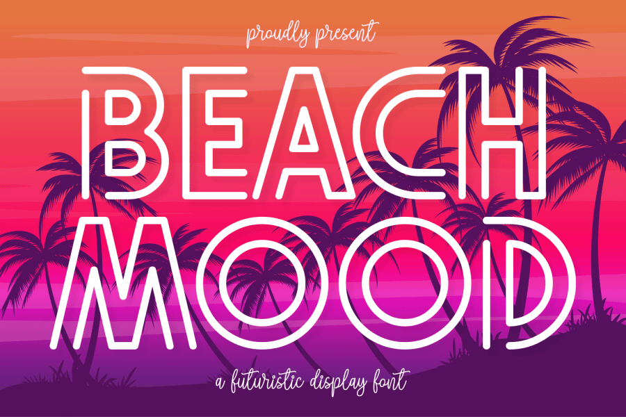 Beach Mood Font · 1001 Fonts