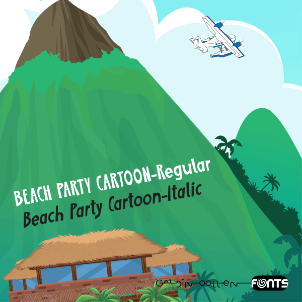 Beach Party Cartoon Font Family · 1001 Fonts