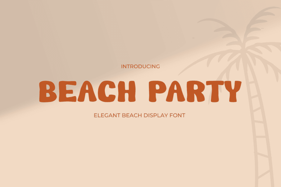 Beach-Party Font · 1001 Fonts