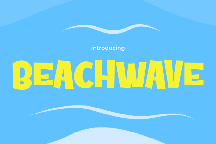 Beachwave Font · 1001 Fonts
