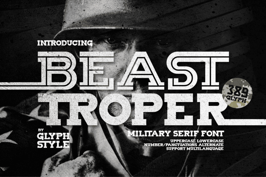 3 Free Mixed Case, Soldier Fonts · 1001 Fonts