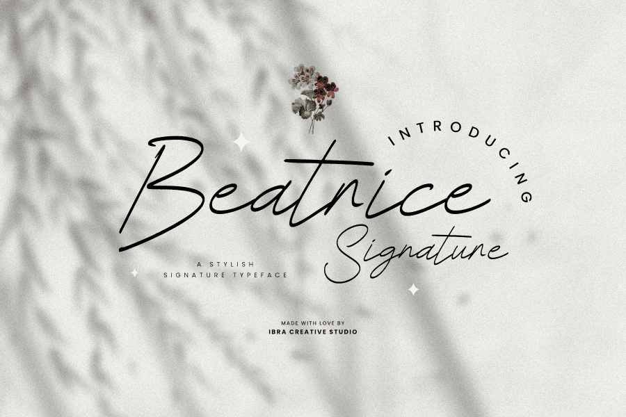 Beatrice Signature Personal Use Font · 1001 Fonts