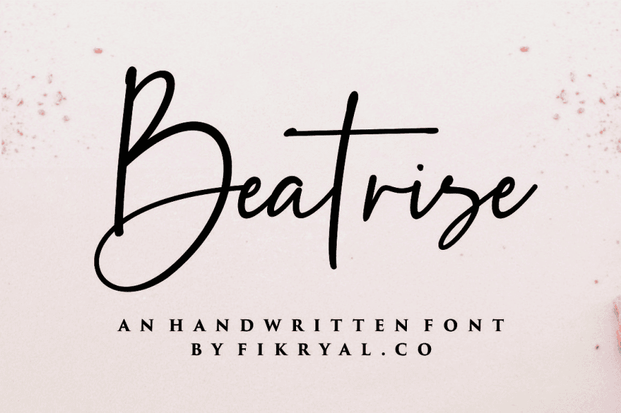 Beatrise Font · 1001 Fonts