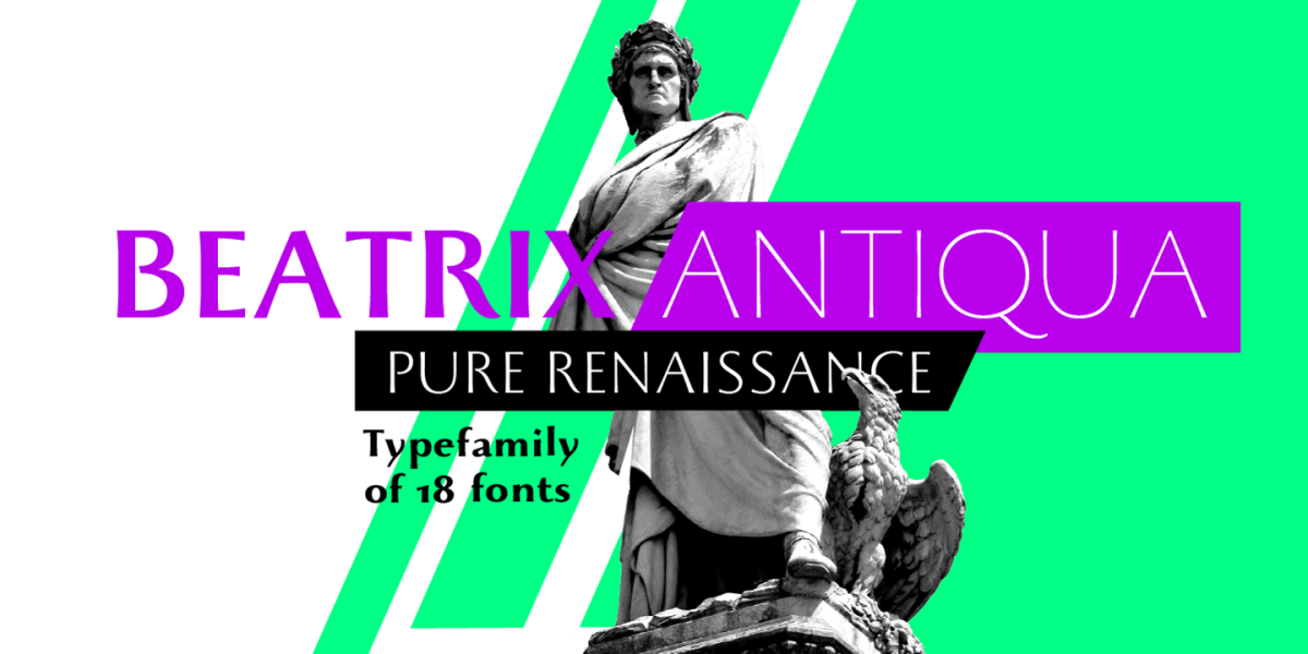 Beatrix Antiqua Font Family · 1001 Fonts