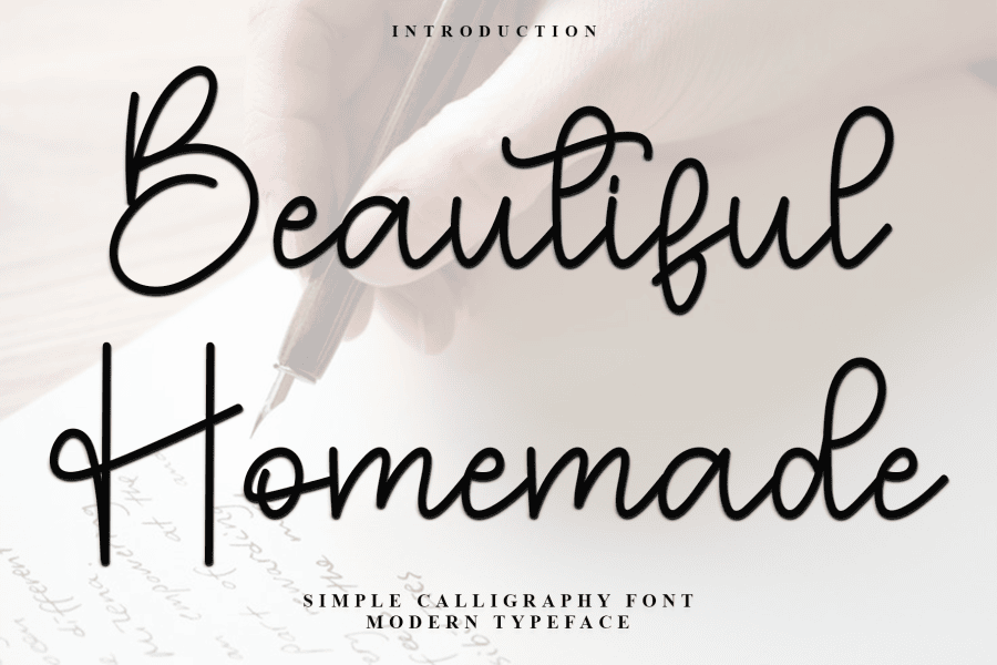 Beautiful Homemade Font · 1001 Fonts