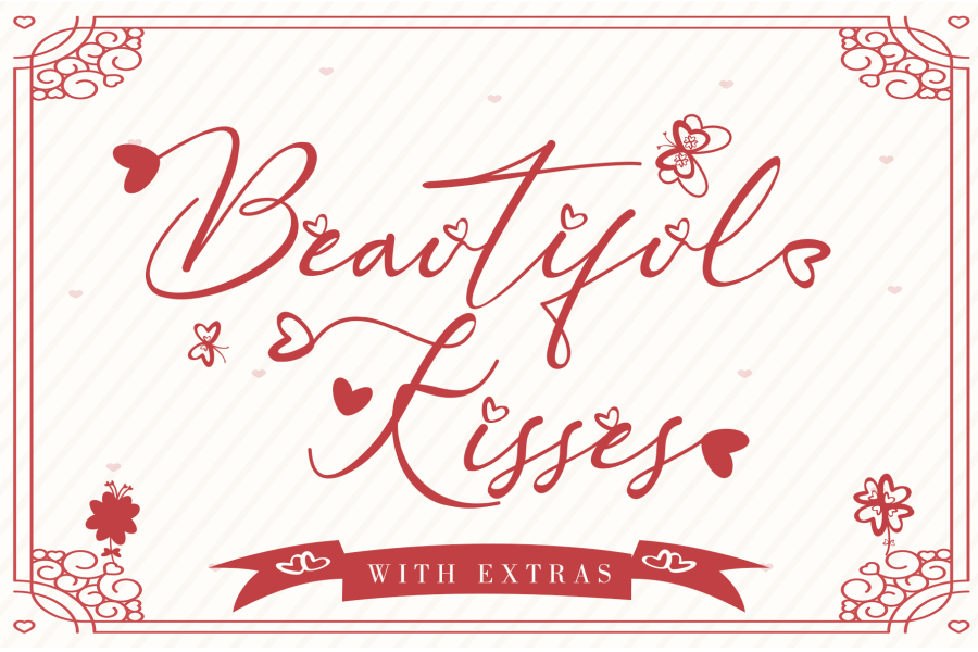 Beautiful Kisses Font · 1001 Fonts