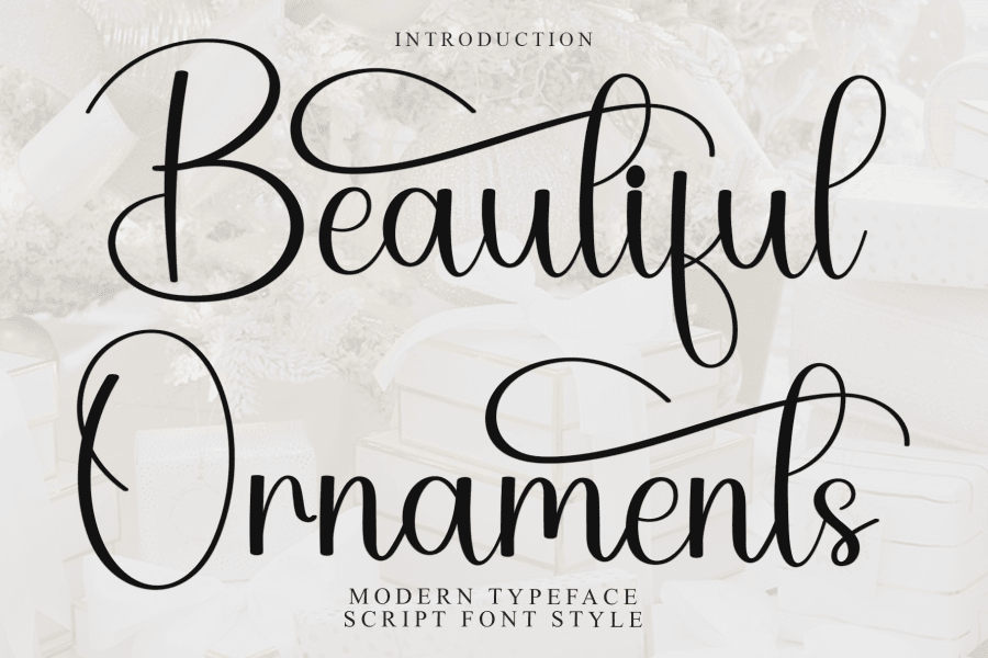 Beautiful Ornaments Font · 1001 Fonts