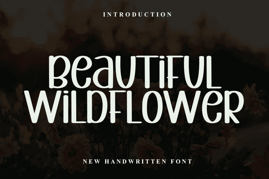 Beautiful Wildflower Font · 1001 Fonts