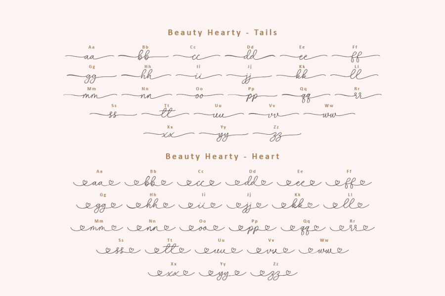 Beauty Hearty Font · 1001 Fonts