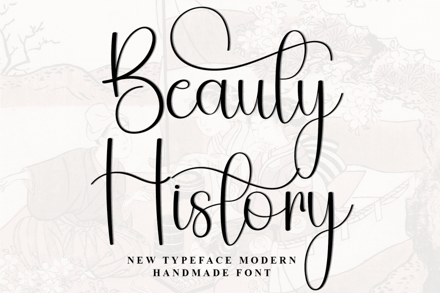Beauty History Font · 1001 Fonts
