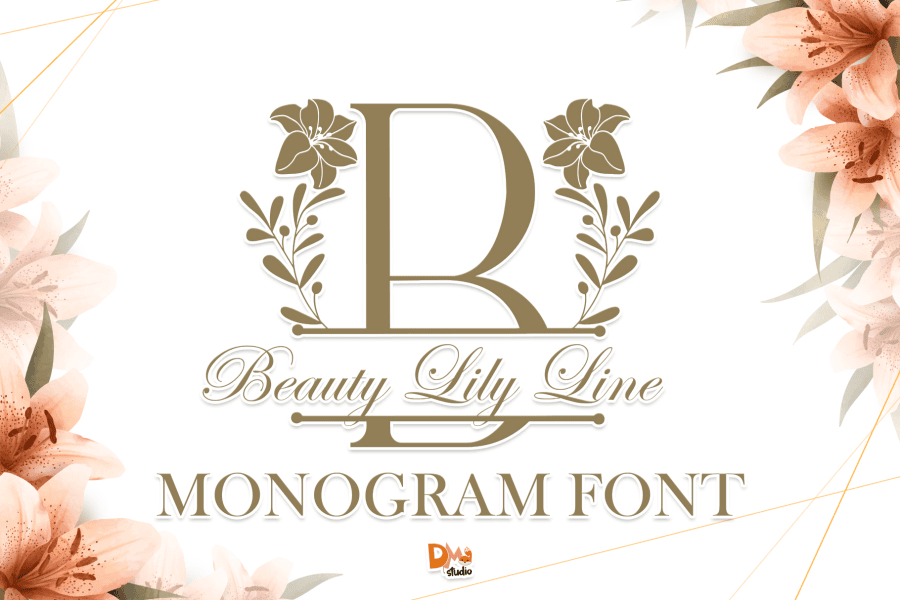 2 Free Lily Flower Fonts · 1001 Fonts