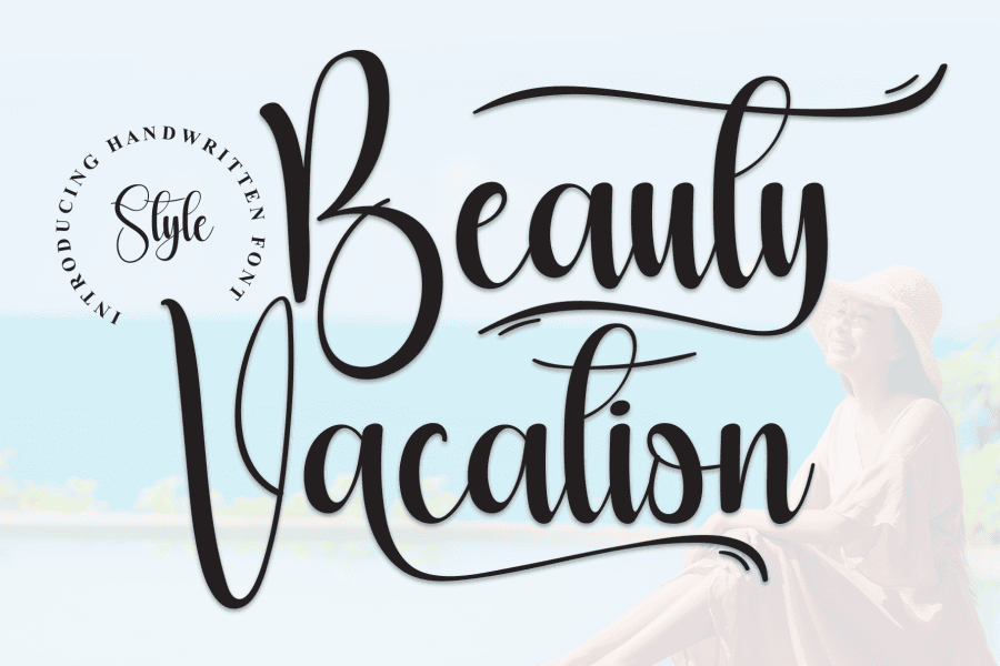 Beauty Vacation Font · 1001 Fonts
