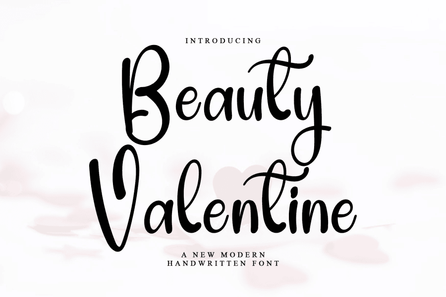 Beauty Valentine Font · 1001 Fonts