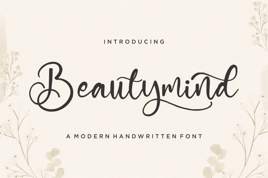 Beautymind Font · 1001 Fonts