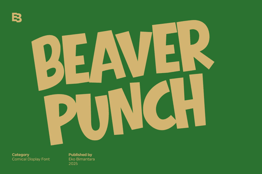 Beaver Punch Font · 1001 Fonts