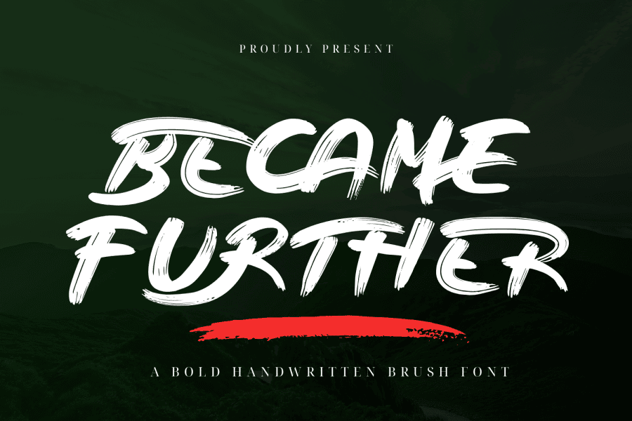 Became Further Demo Font · 1001 Fonts