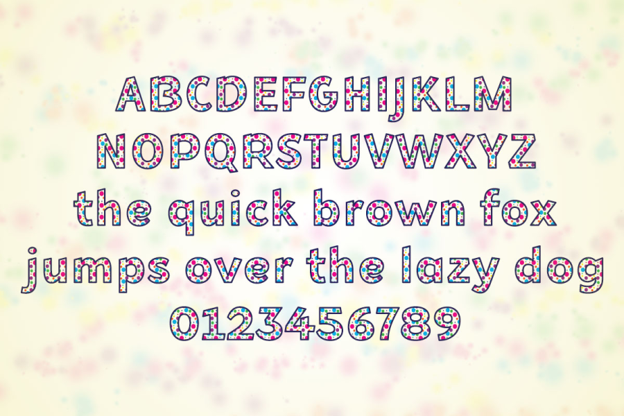 4 Free Spotted Fonts · 1001 Fonts
