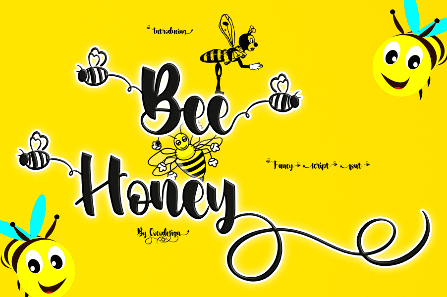13 Free Bee Fonts · 1001 Fonts