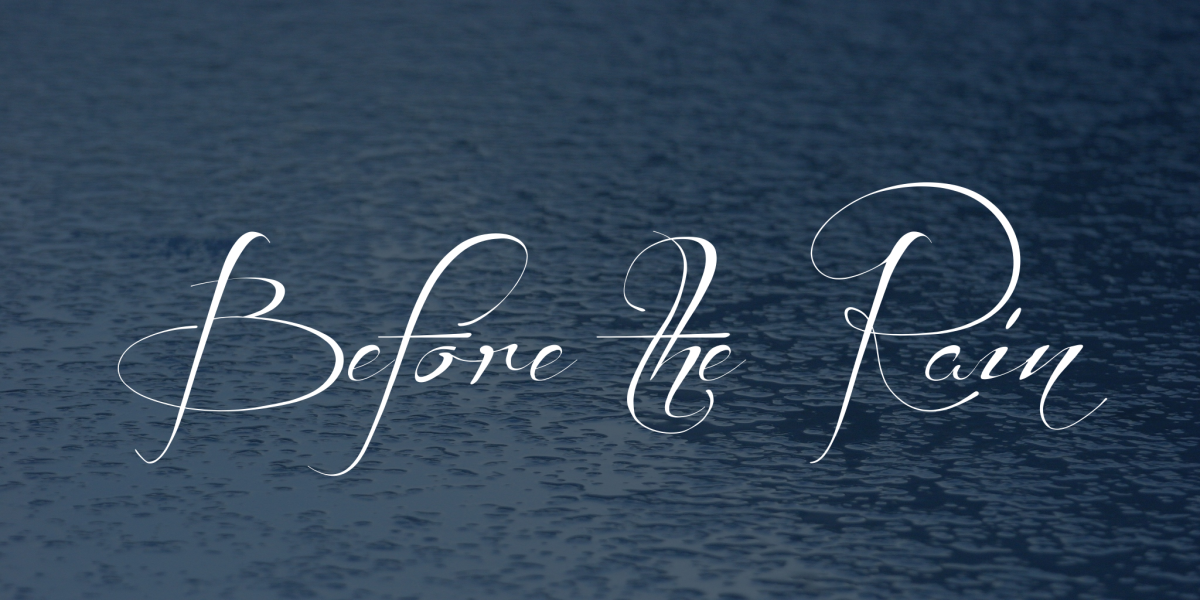 Before the Rain Font Family · 1001 Fonts