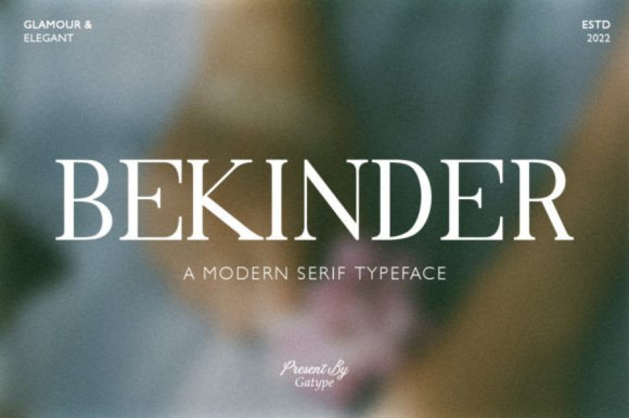 Bekinder Font Family · 1001 Fonts