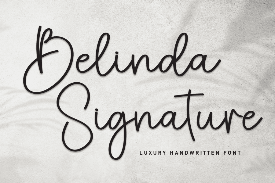 Belinda Signature Font · 1001 Fonts