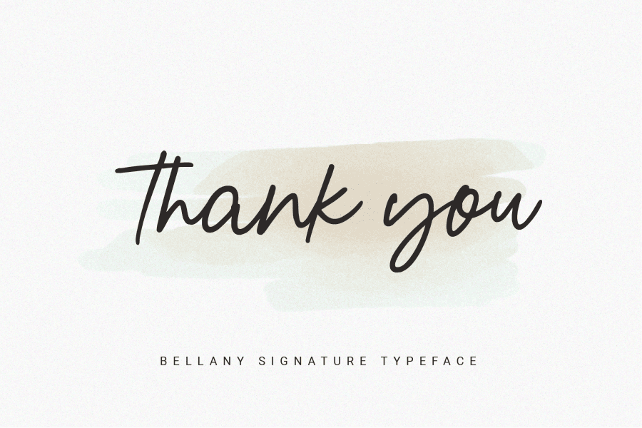 Bellany Signature Font · 1001 Fonts