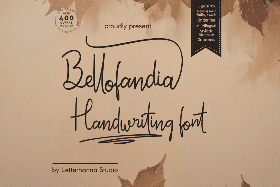 Bellofandia Font · 1001 Fonts