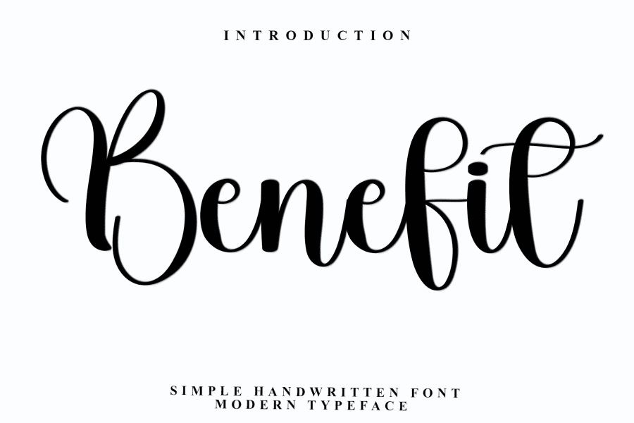 Benefit Font · 1001 Fonts