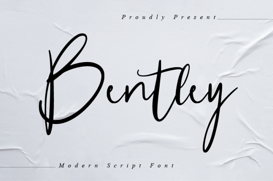 Bentley Font · 1001 Fonts