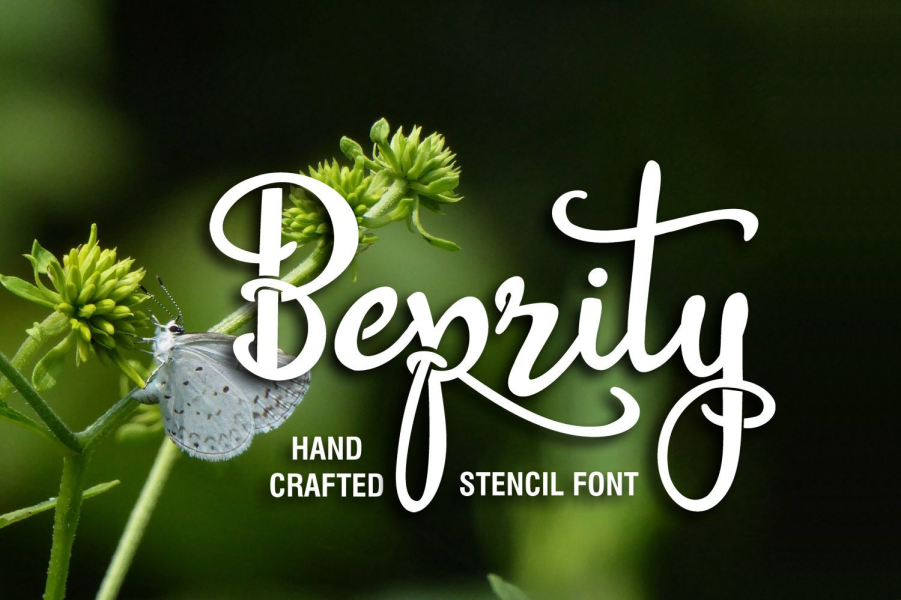 Beprity Stencil Font · 1001 Fonts