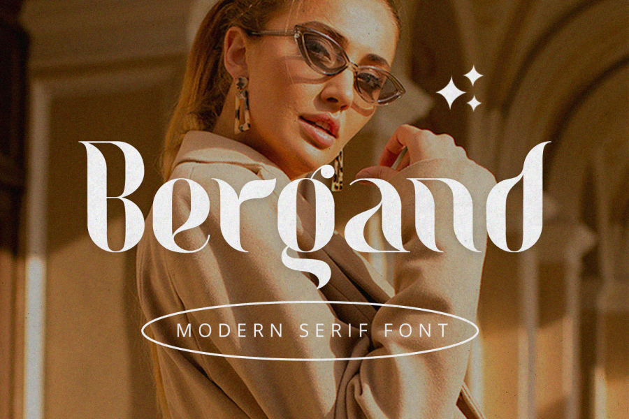 Bergand Font · 1001 Fonts