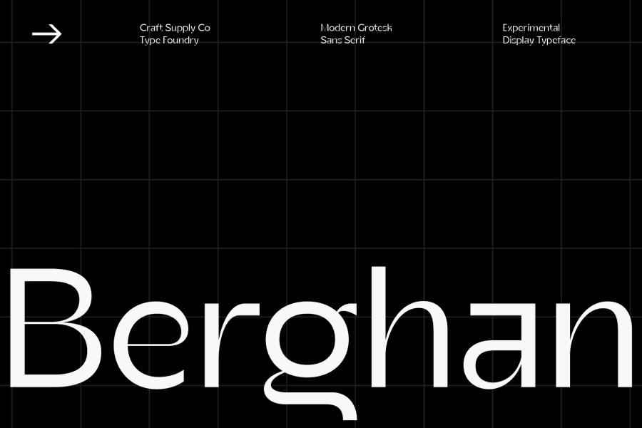 Berghan Free Font · 1001 Fonts