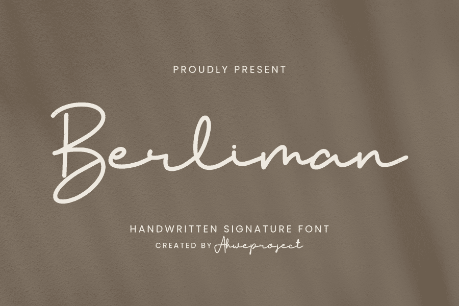 Berliman Font · 1001 Fonts