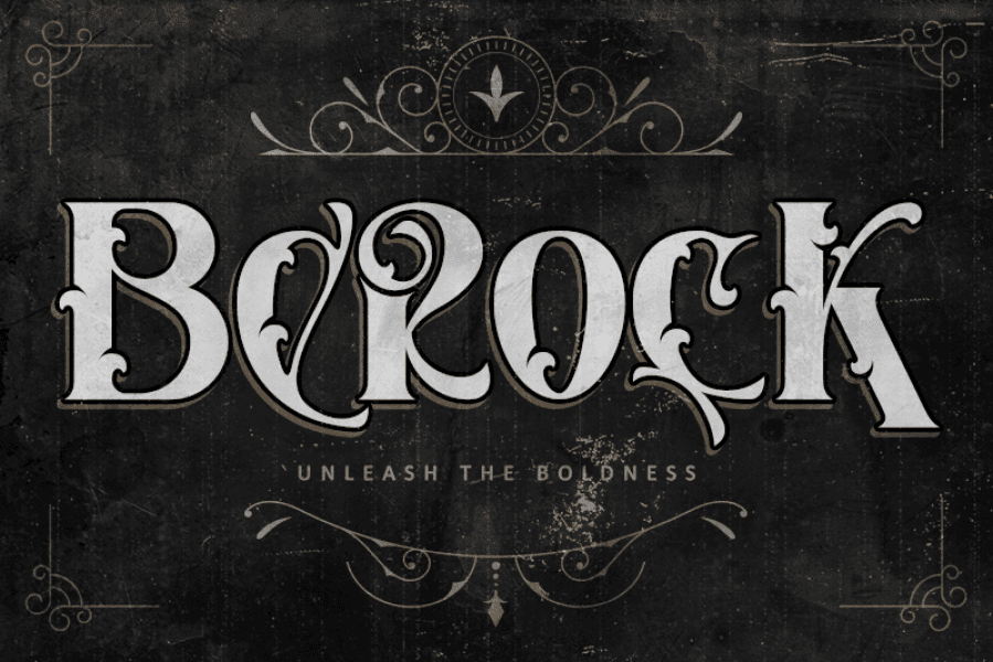 Berock - Personal use Font · 1001 Fonts