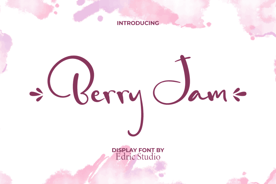 Berry Jam Demo Font · 1001 Fonts