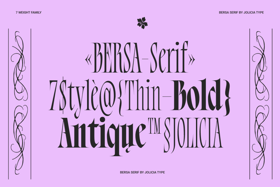 Bersa Serif Font · 1001 Fonts