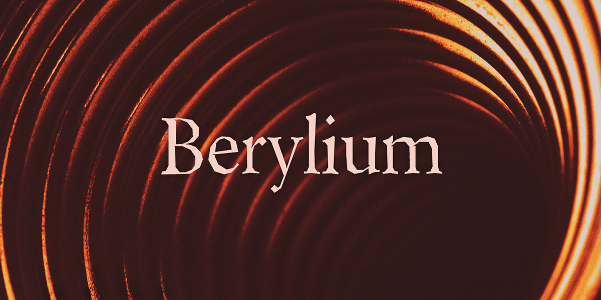 Berylium Font Family · 1001 Fonts