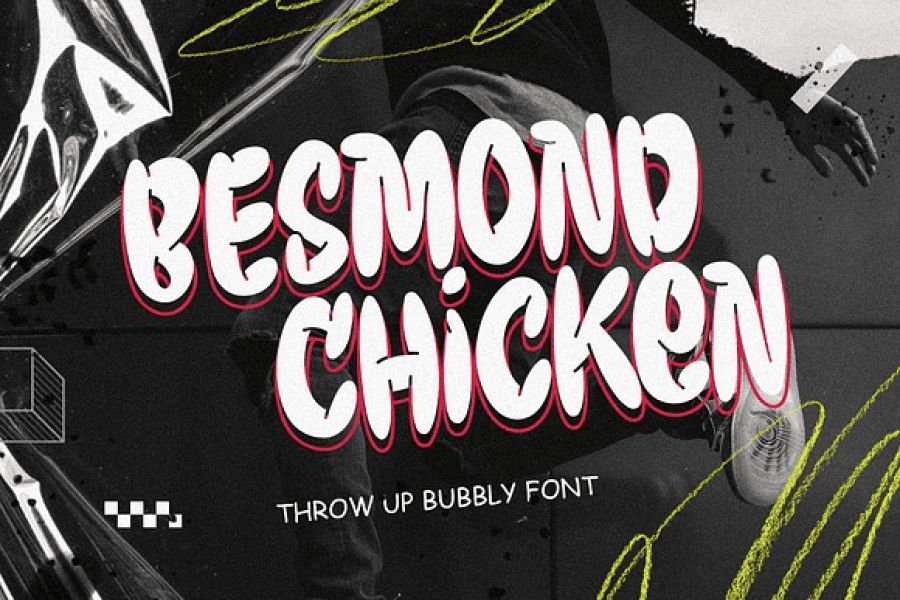 Besmond Chicken Font · 1001 Fonts