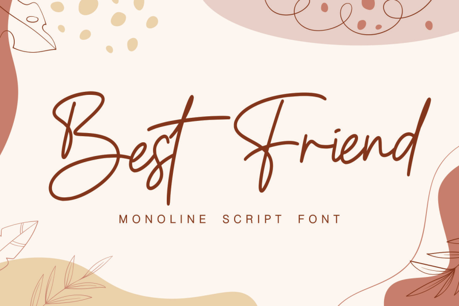 Best Friend Font · 1001 Fonts