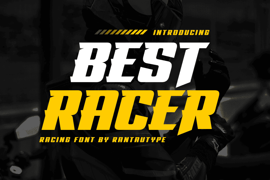 Best Racer Font · 1001 Fonts
