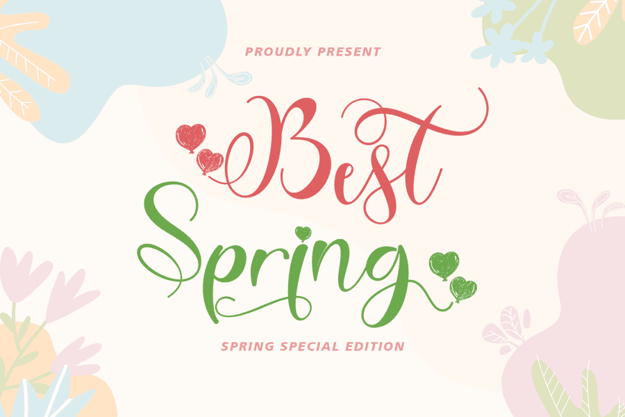 Best Spring Font · 1001 Fonts