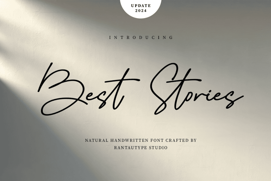 Best Stories Font · 1001 Fonts