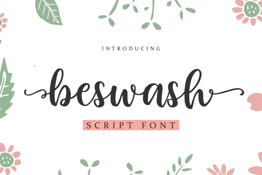 Beswash Font · 1001 Fonts