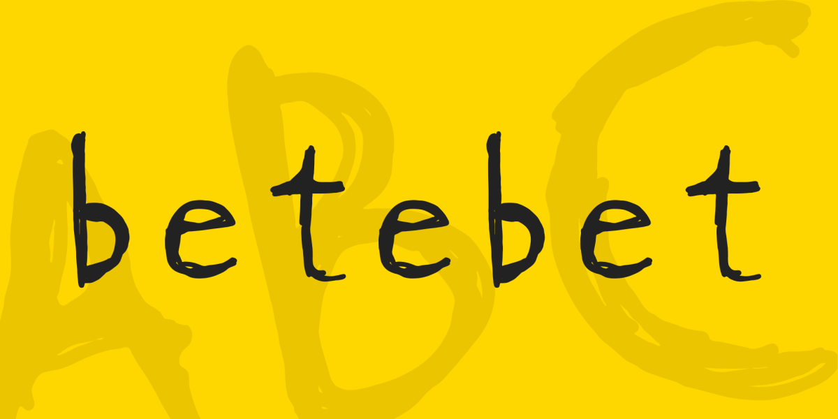betebet Font · 1001 Fonts