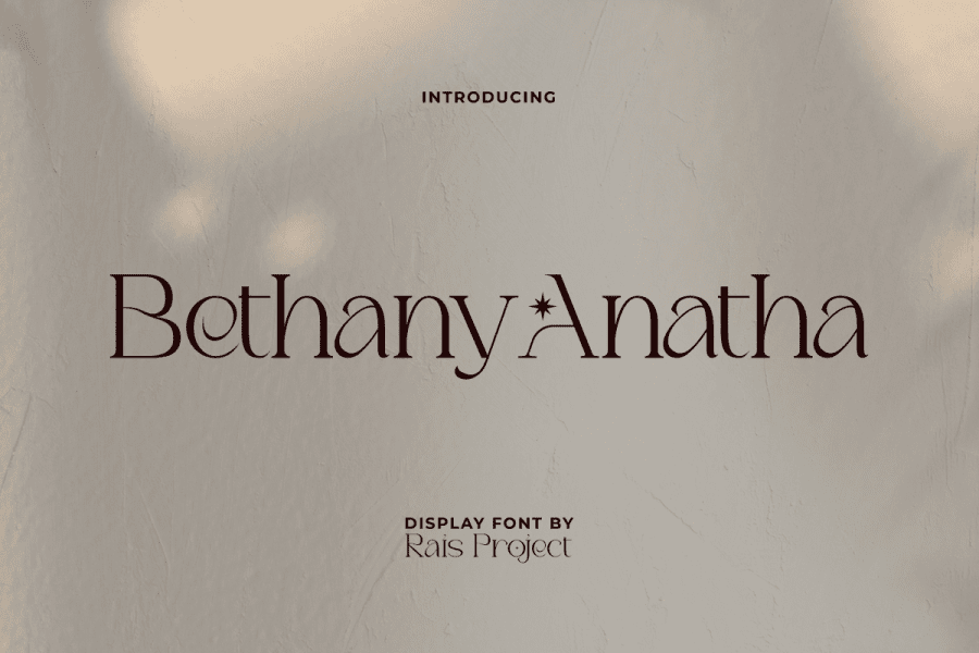 Bethany Anatha Demo Font · 1001 Fonts