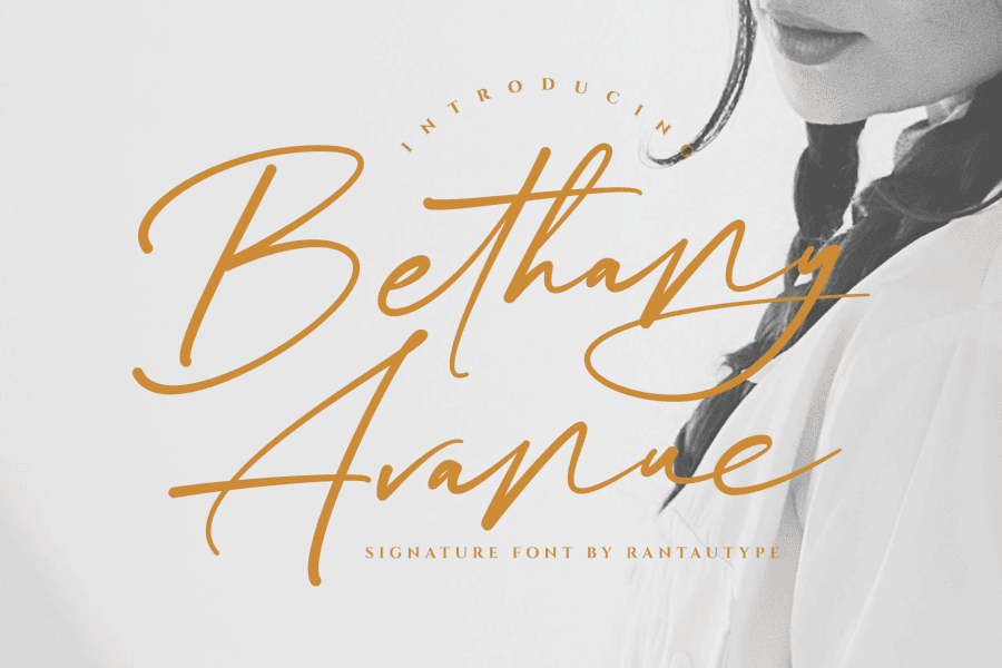 Bethany Avanue Font · 1001 Fonts